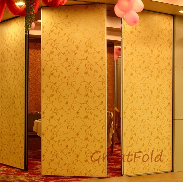 Restaurant movable panel soundproof folding partition wall customize ...