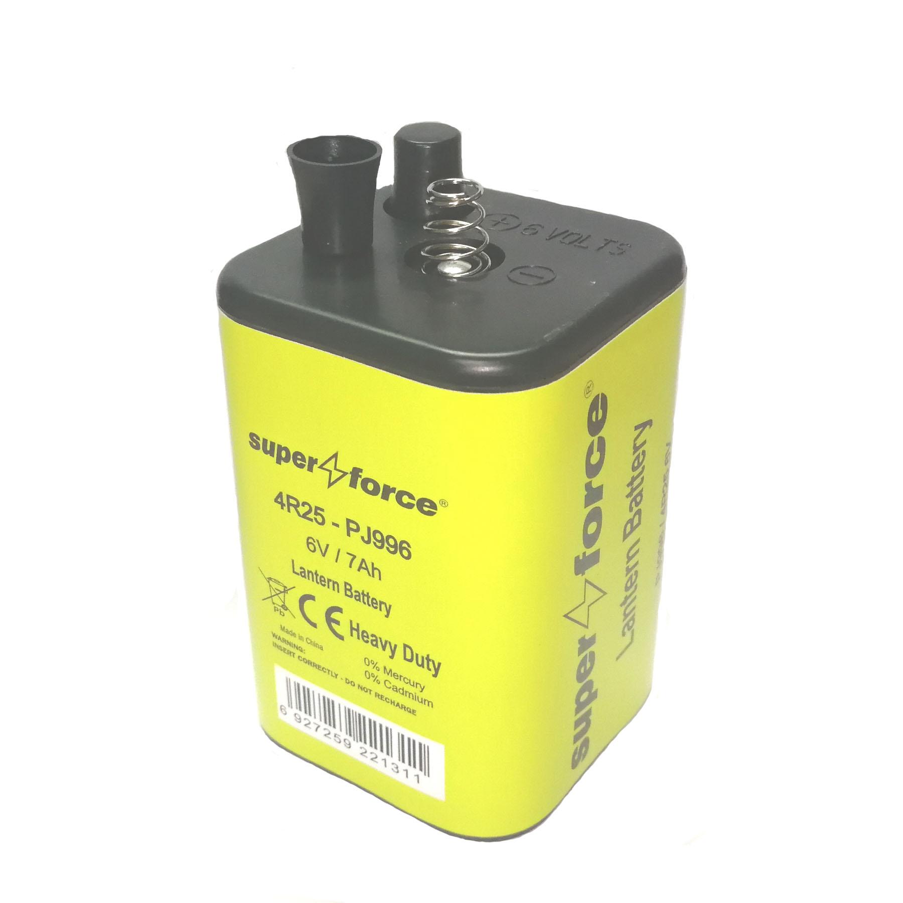 Pile 4R25 6V 7Ah Lantern Battery - SUPERFORCE (China Manufacturer ...