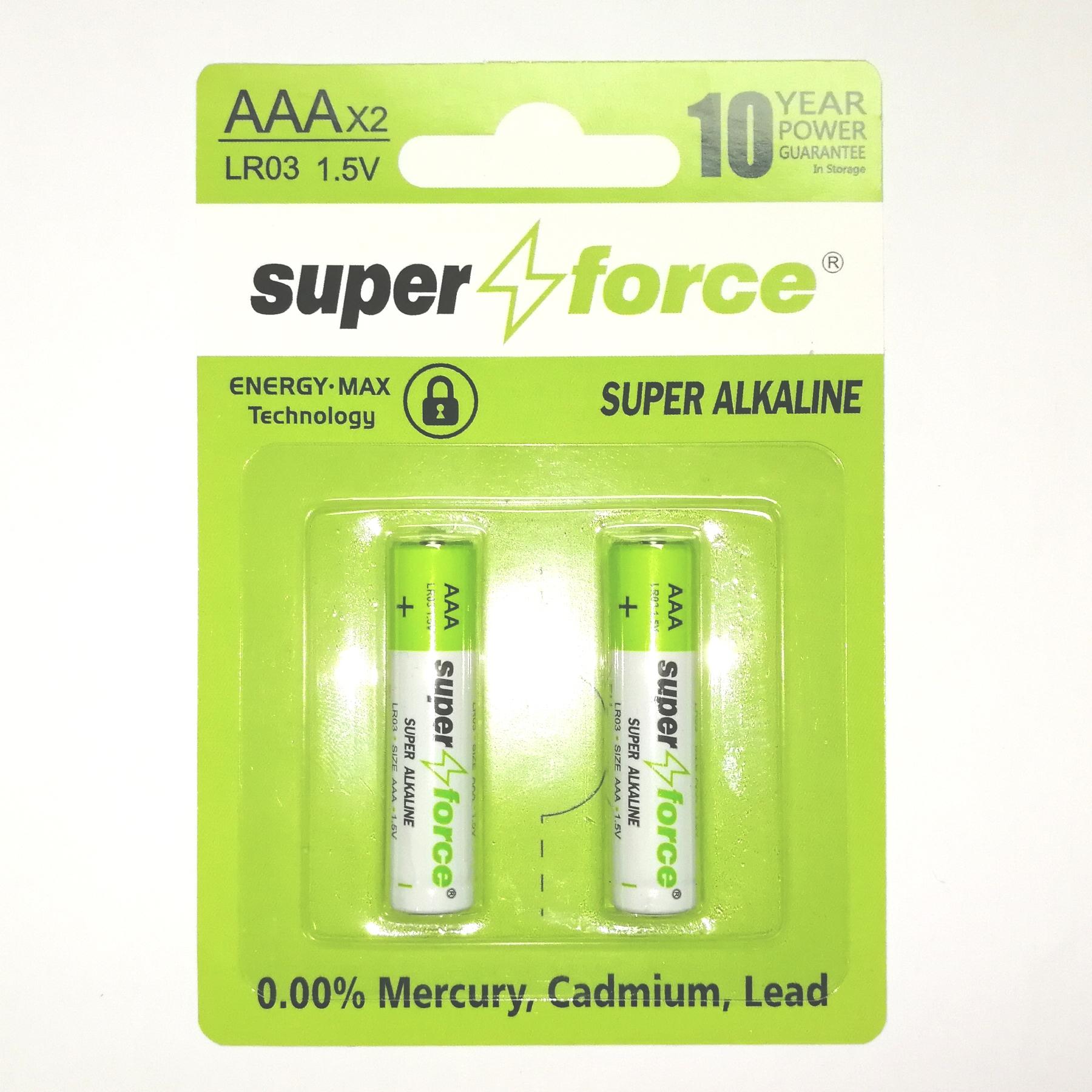 Ultra Alkaline Battery LR03 AAA - LR03 AAA BP2 - SUPERFORCE (China ...