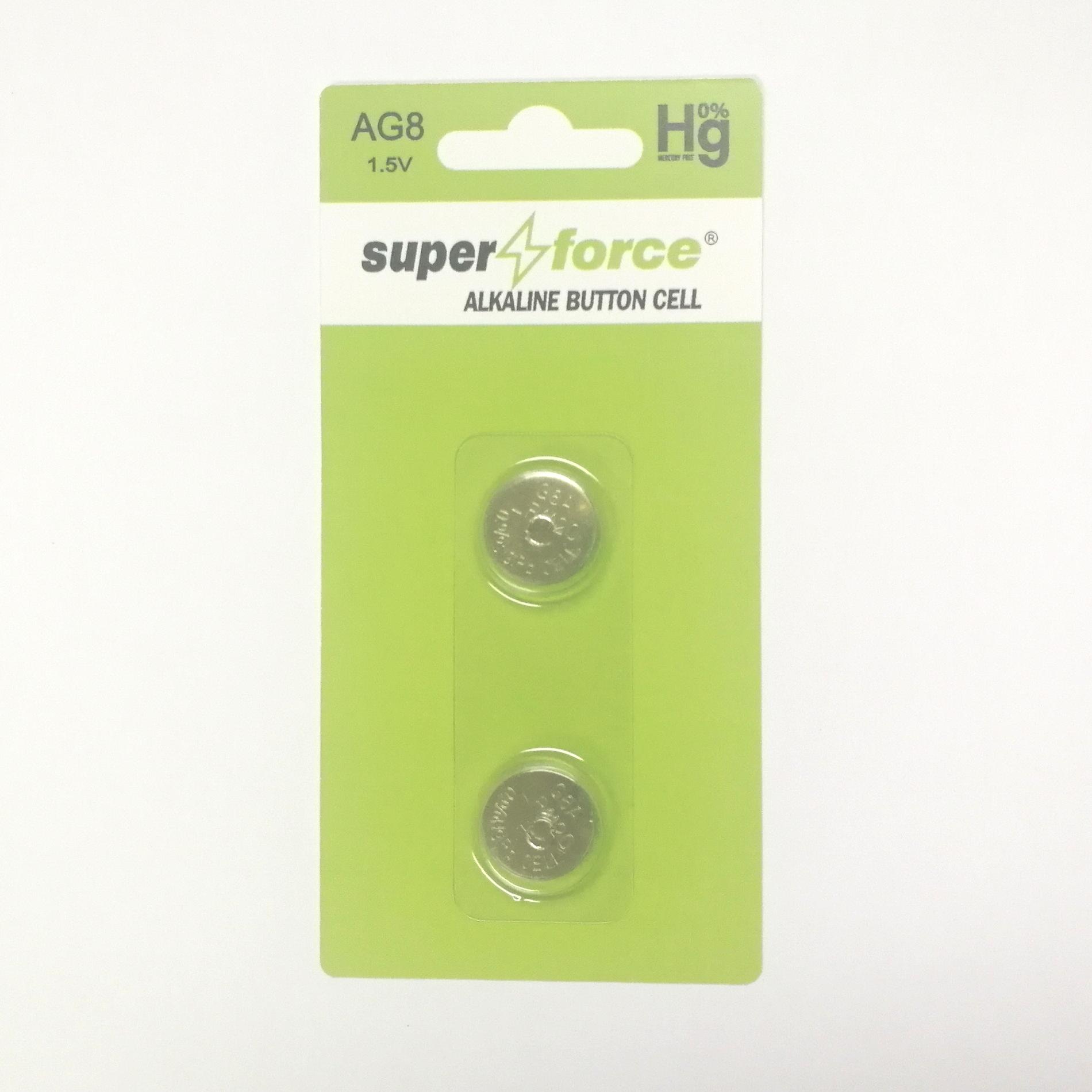 LR1120/AG8 Alkaline Button Cells - LR1120/AG8 BP2 - Superforce (China ...
