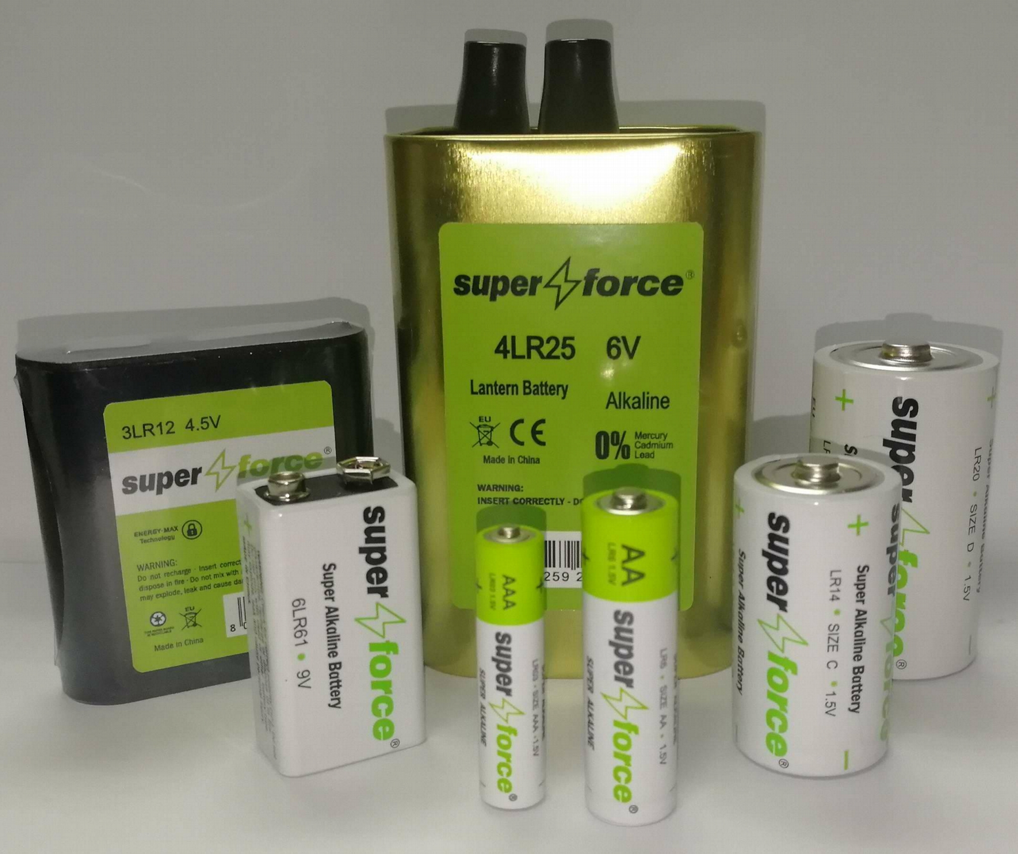 Alkaline Batteries LR6,LR03,LR14,LR20,6LR61,4LR61,3LR12,4LR25X,4LR25-2 ...