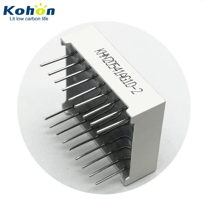 0.54 inch / 14mm red 2 digit 14 segment alphanumeric led digital ...