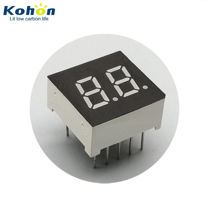 0.3 inch blue 7 segment led display 2 digit - KHN20301AB1D-2 - Kohon ...