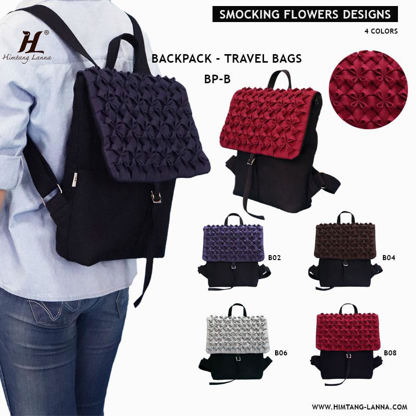 Backpack Flap bags designs Spring Floral Handmade - BP-B - Himtang ...