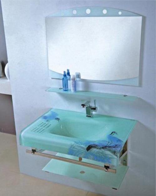 coloured glass hand washing basin - YO-G075 - Yongyu (China Trading ...