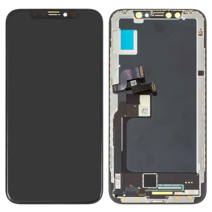 iPhone X LCD Screen and Digitizer Assembly with Frame Replacement-Black ...