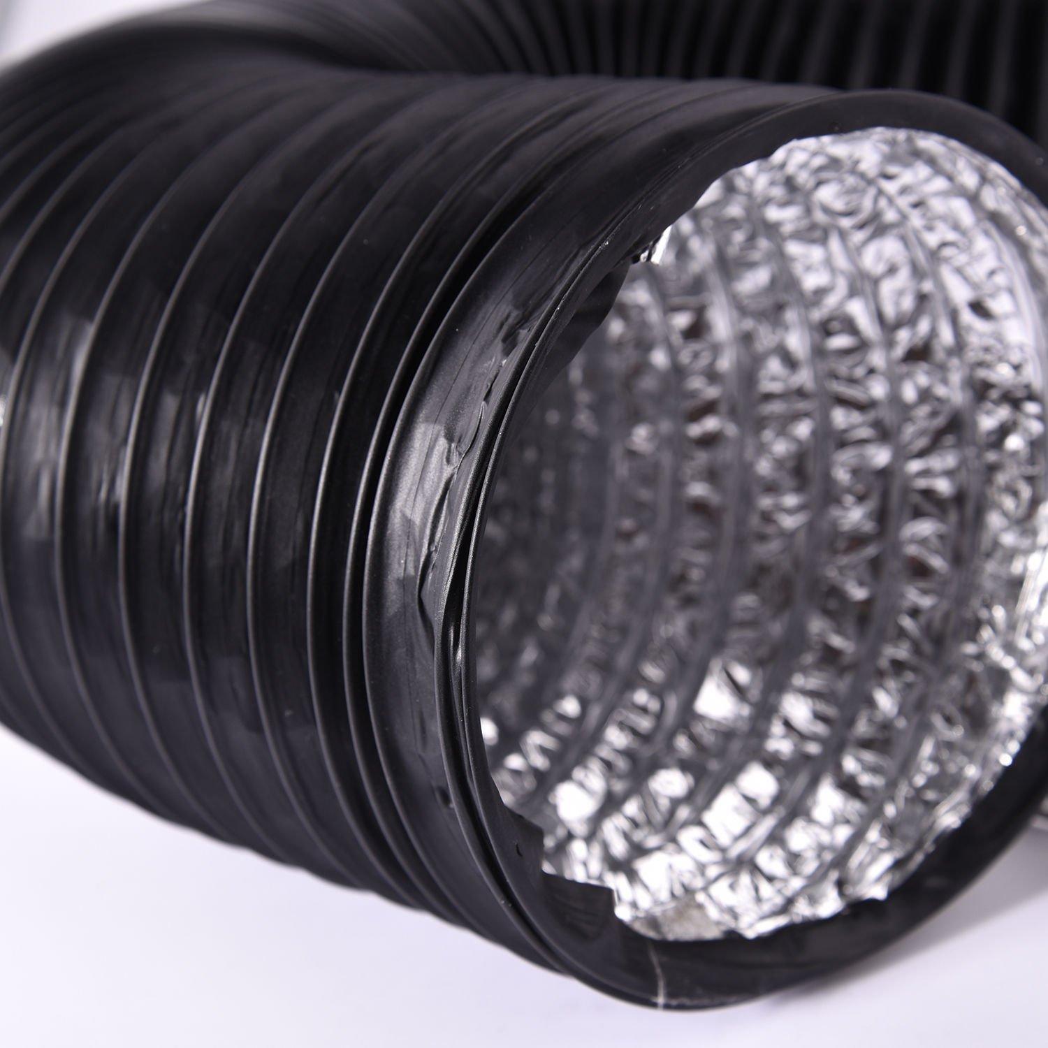 Ventilation PVC aluminum combi non-insulated flexible round duct - MLK ...