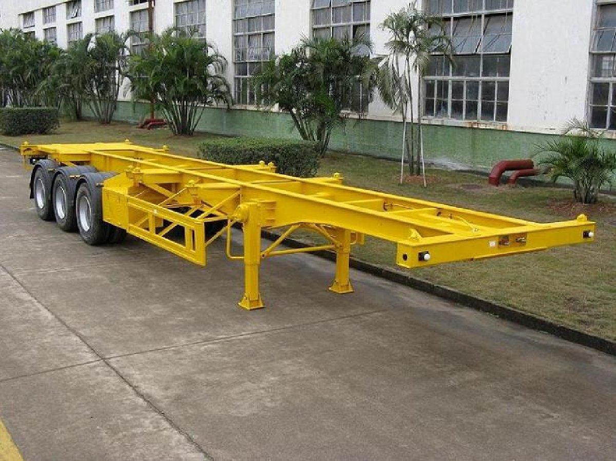 Customized skeleton trailer for container - GJ003 - GJ (China ...