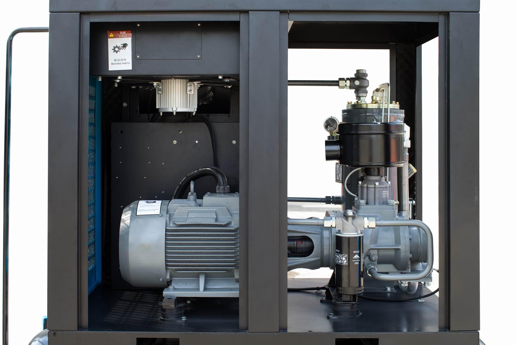 Industrial machinery rotary screw air compressor with air tank - APM ...