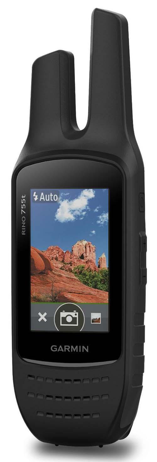 Garmin Rino 755t Handheld Radio and GPS 3' Touchscreen GMRS Only 010 ...