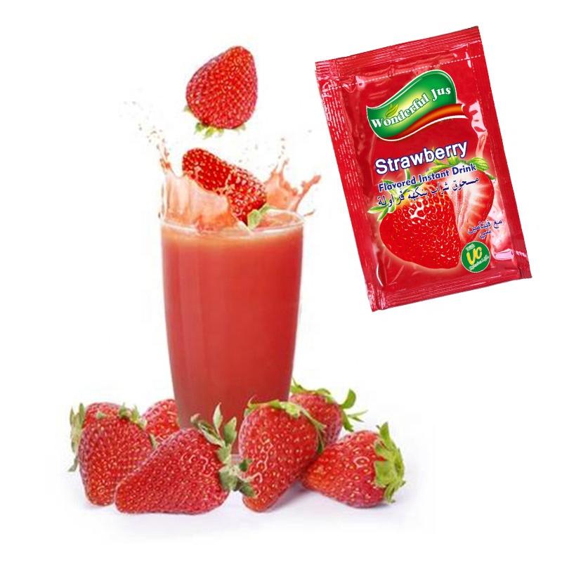 strawberry flavored instant fruit drink juice powder - C-RY-strawberr1 ...