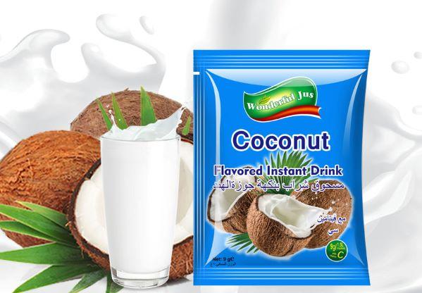 coconut flavored instant fruit drink juice powder - Wonderful Jus ...