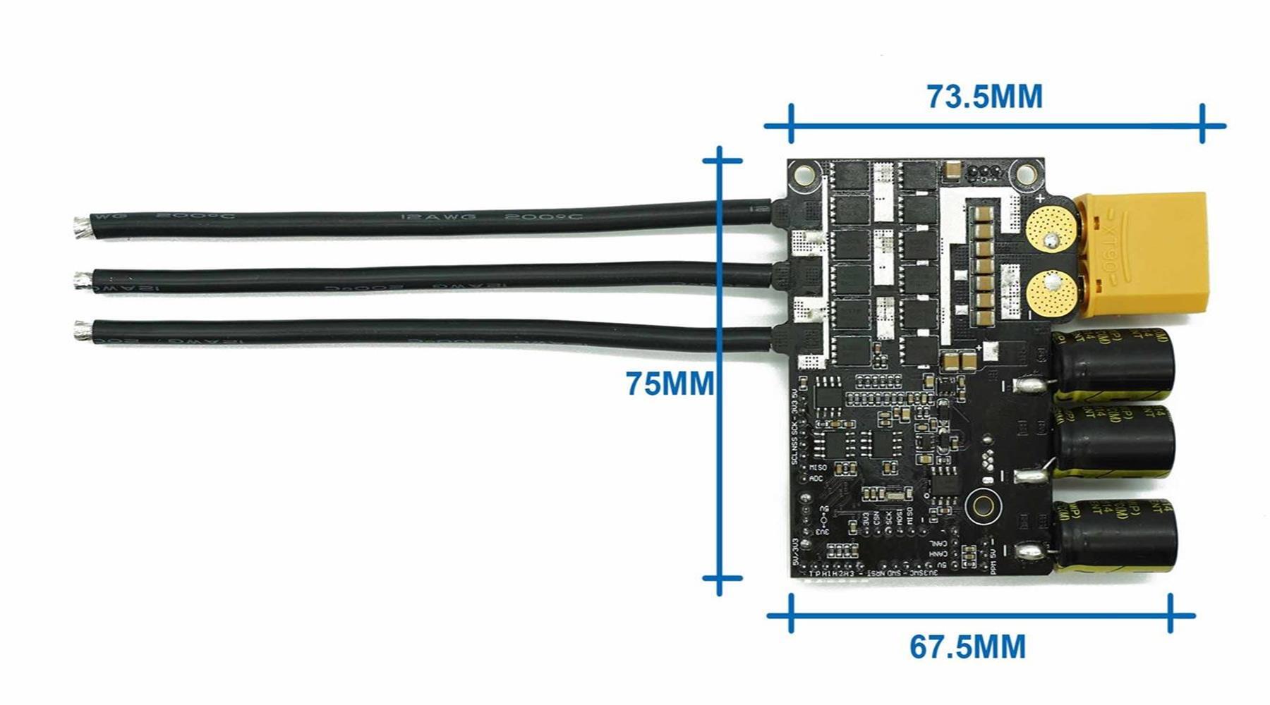 VESC 6 Speed Controller Electric Skateboard 12S 60A ESC For Motor ...