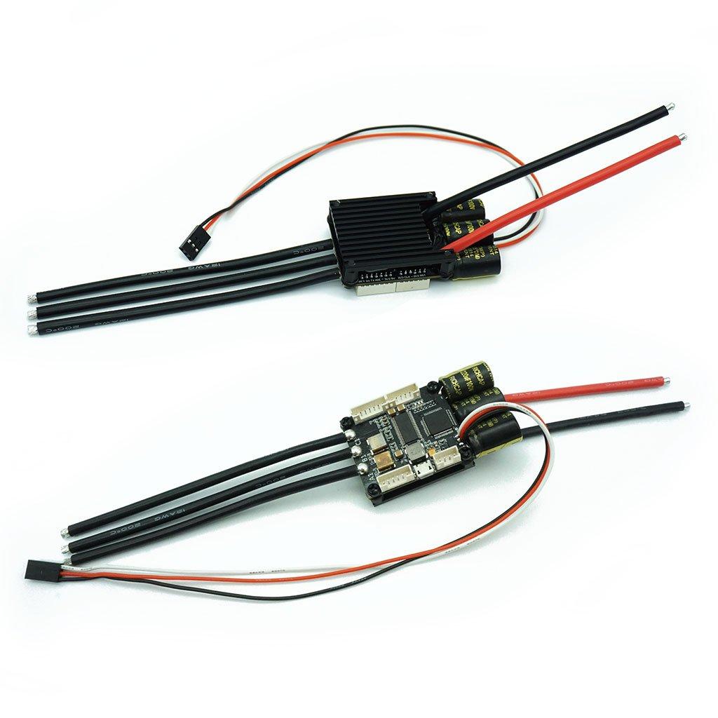 Mini FSESC4.20 50A base on VESC® 4.12 with Aluminum Anodized Heat Sink ...