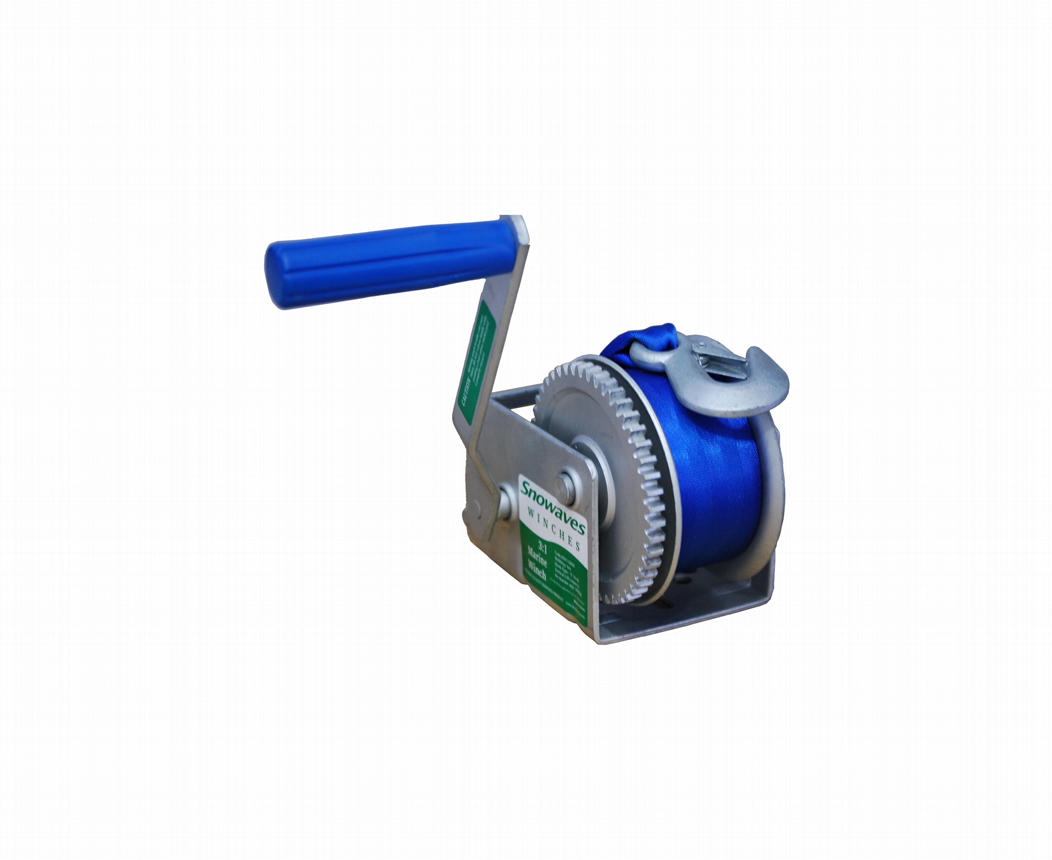 Winch Hand Winch 1100lb Webbing Length 6m With Fixed Handle - SW1100W ...