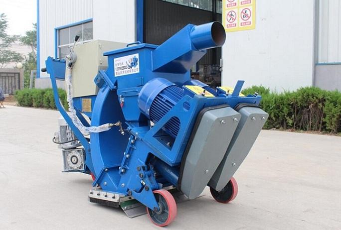 Mobile portable shot blasting machine for concrete pavement - XINSA800 ...