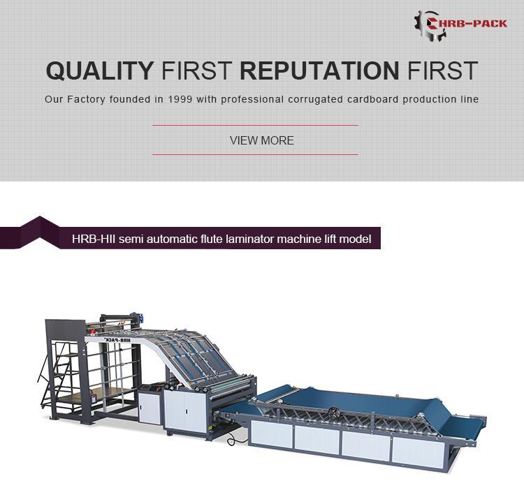 HRB-PACK high speed semi- auto Laminating Machine - 1300HII/1600HII ...