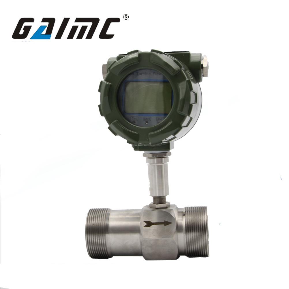 GTF300 LWGY turbine type liquid control diesel hydraulic oil flow meter for fuel - GAIMC (China ...