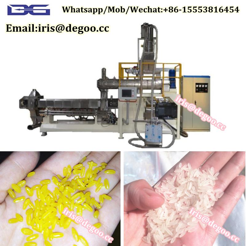 fortified rice /artificial extruder rice production line - DG75-II - DG ...