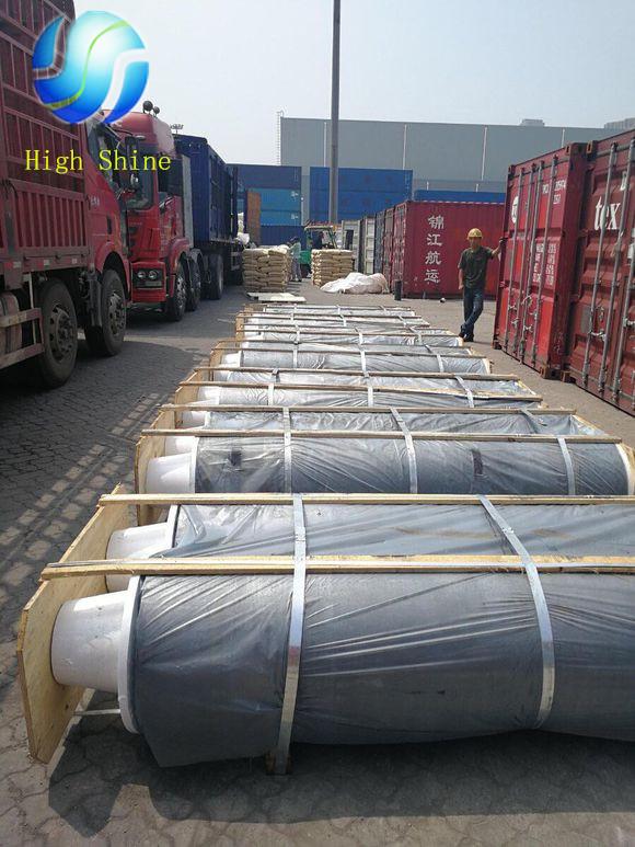 Hot sale High Shine graphite electrode Made of 90% needle coke flake ...