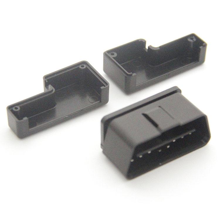 obd case and plug for diagnostic plastic housing obd2 enclosure factory ...