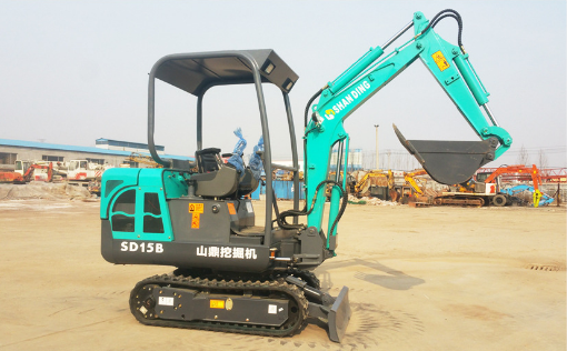 Newly Small Excavator Hydraulic wheeled mini Excavator - SD15-9 ...