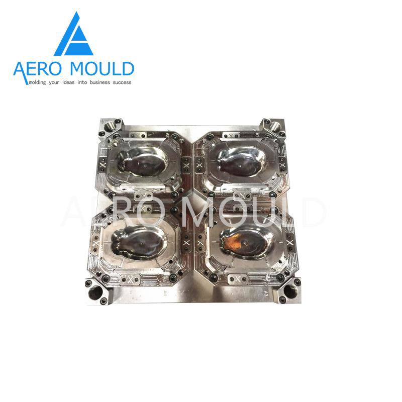 Double color plastic lunch box container injection mold - Aero10 - Aero ...