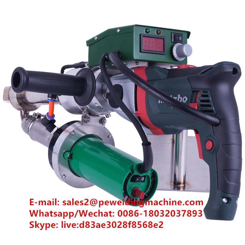hand extrusion welder gun for HDPE PP PVDF sheet pipes and fittings ...