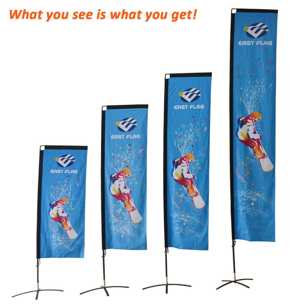 Free shipping premium quality customized printed beachflag - Rectangle ...