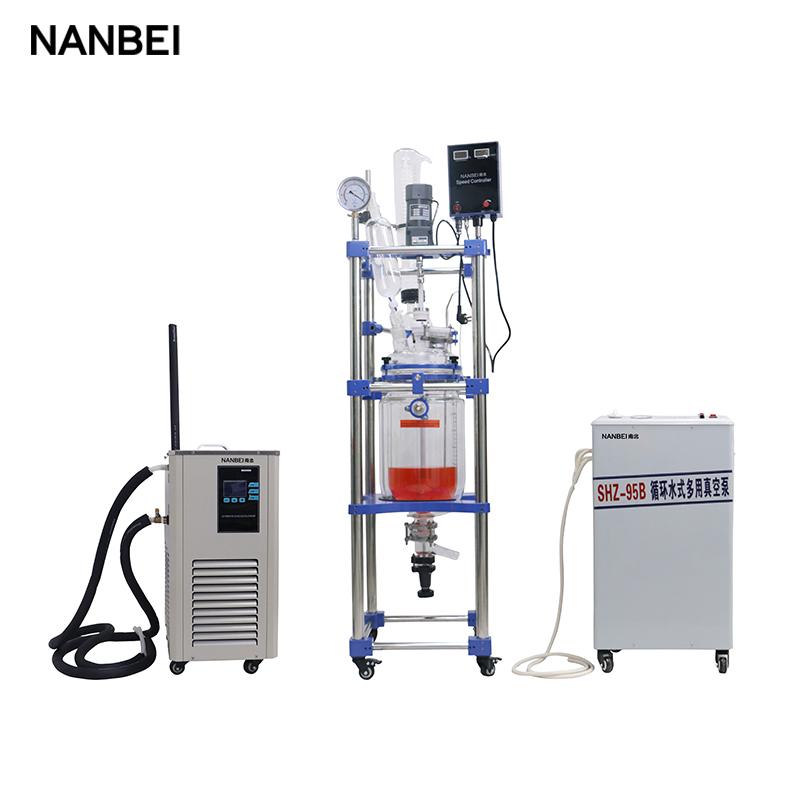 10L Double Wall Jacketed Glass Reactor - NB-10L - NANBEI (China ...