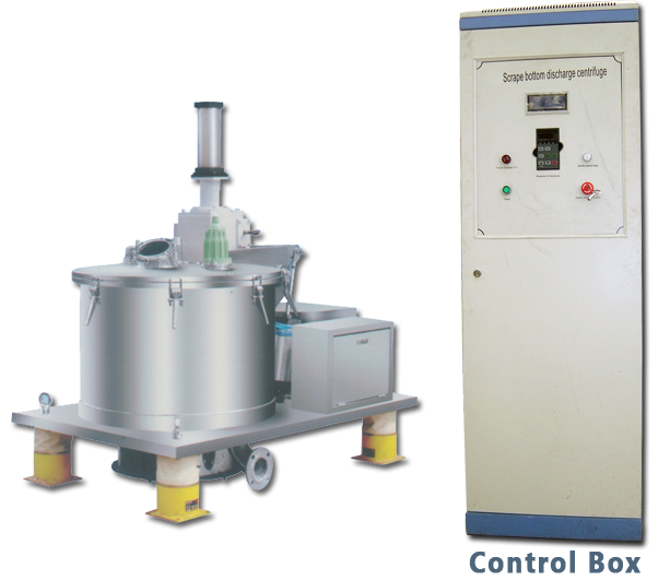 Plate scraper bottom discharge centrifuge - PPS - Shenzhou (China ...