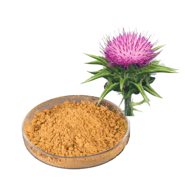 Cheapest price Silymarin powder Milk thistle extract Silybin powder ...