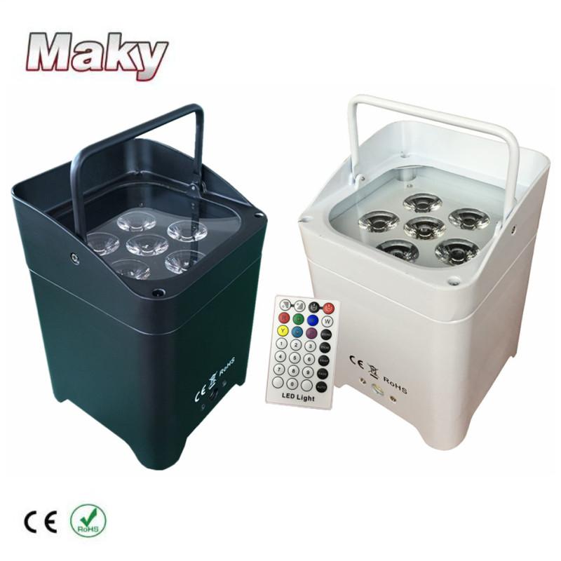 freedom par light 6x18w RGBWA+UV 6 in 1 Wireless Battery Powered Led ...