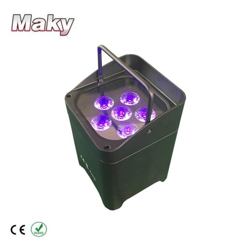 freedom par light 6x18w RGBWA+UV 6 in 1 Wireless Battery Powered Led ...