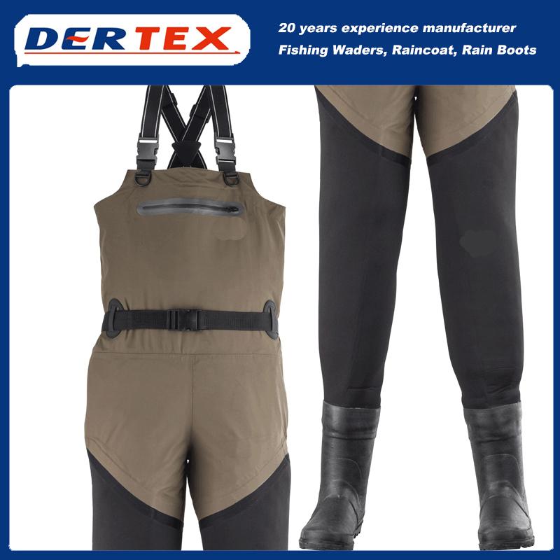 Environmentally Friendly Materials Thigh High Fishing Waders - DERTEX ...