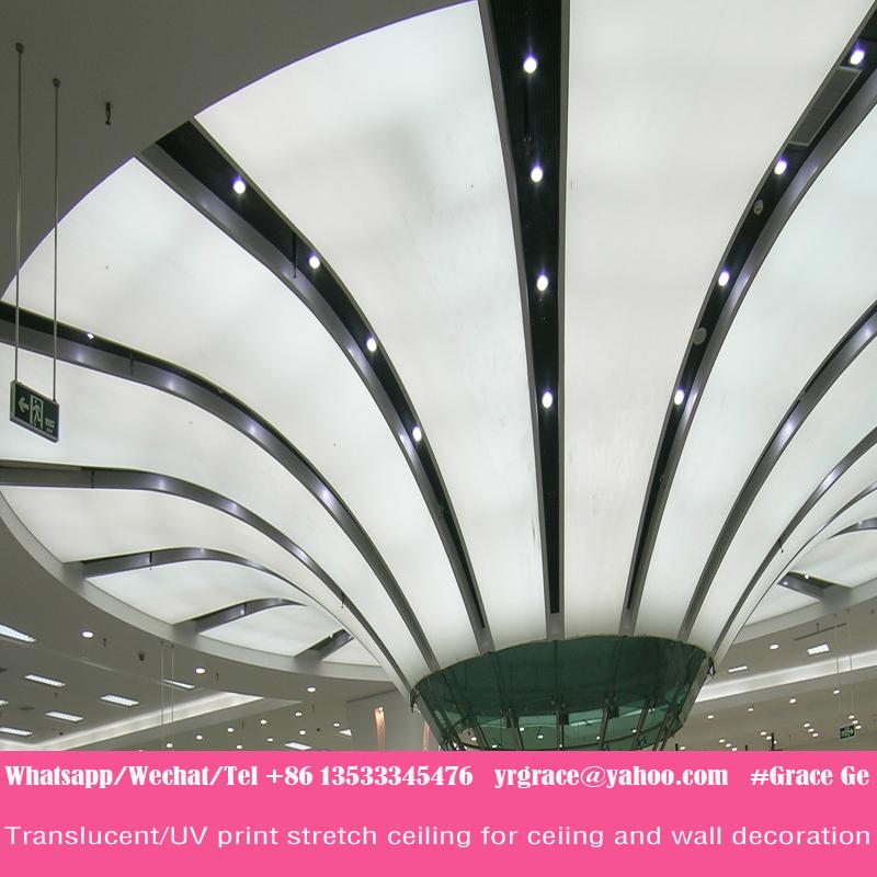 lack matt glossy translucent uv print pvc stretch ceiling film - ZHIHAI ...