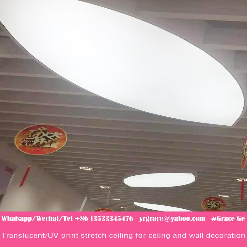 white translucent suspended stretch ceiling fabric - ZHIHAI (China ...