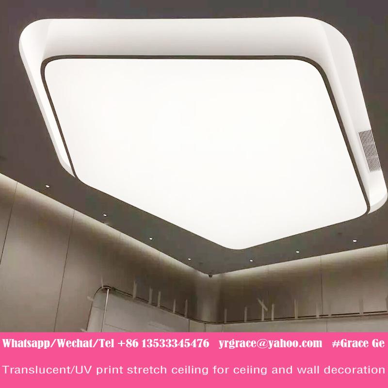 white translucent suspended stretch ceiling fabric - ZHIHAI (China ...