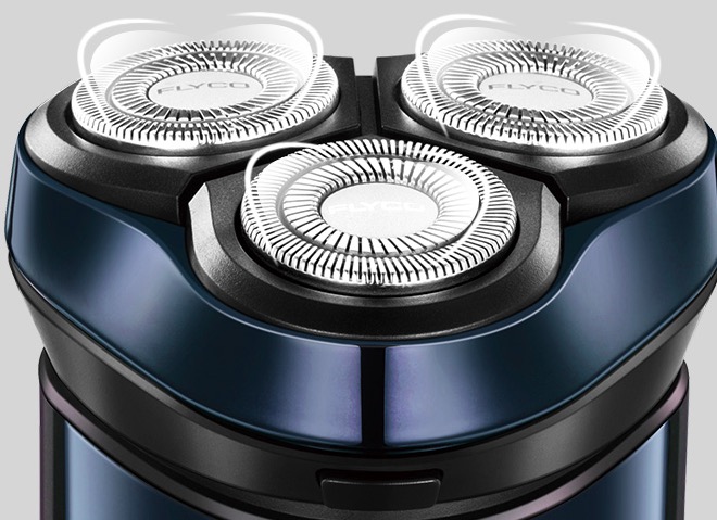 Flyco razor electric men's razor body wash smart rechargeable beard ...