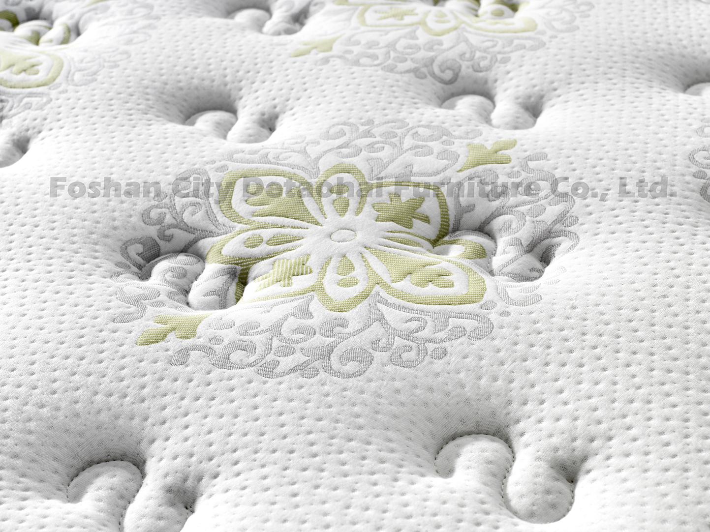 comfortable pillow top bedroom mattress with 3 zone pocket spring unit ...