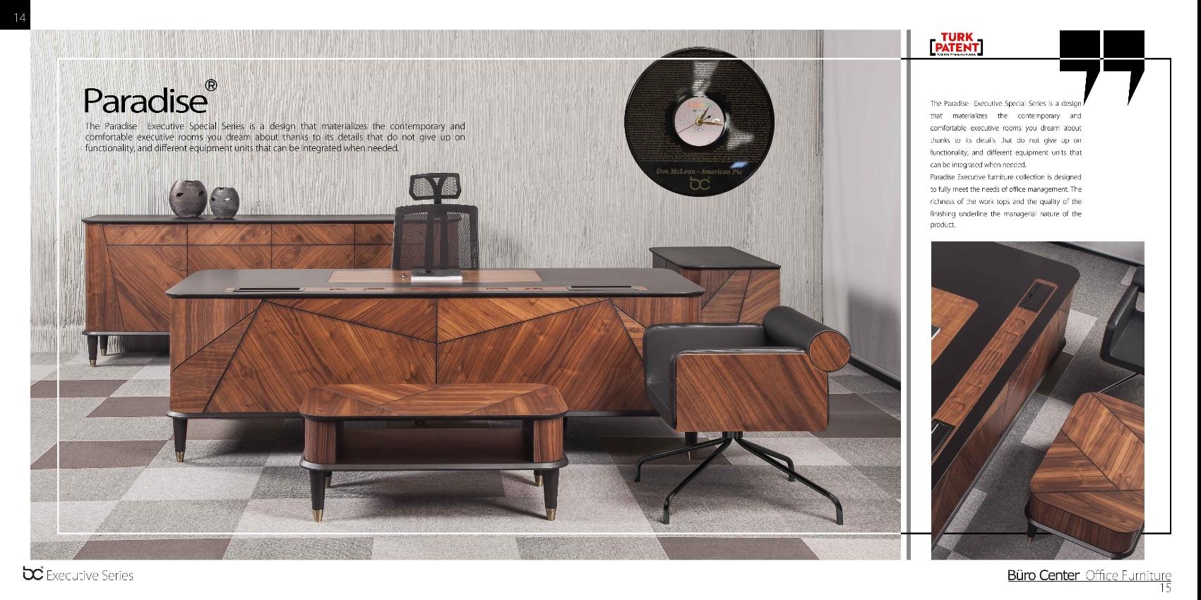 Executive Desks (Turkey Manufacturer) - Office Furniture - Furniture ...