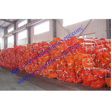 PVC floatation oil containment boom from Qingdao Singreat - WGV450-2000 ...