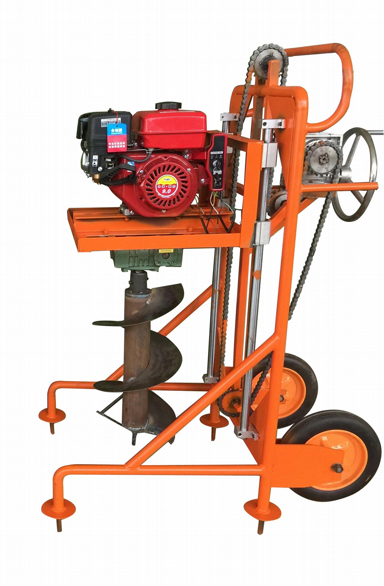 High efficiency Hand-Propelled Gasoline Earth Auger - Bafang (China ...