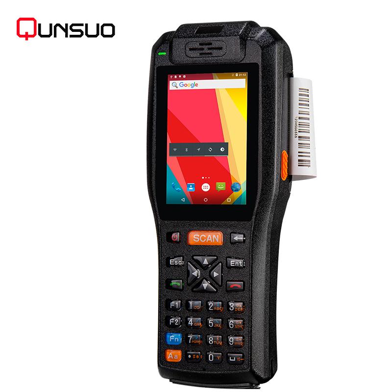 Handheld Android PDA 3505 Data Terminal With Thermal Printer - PDA3505 ...