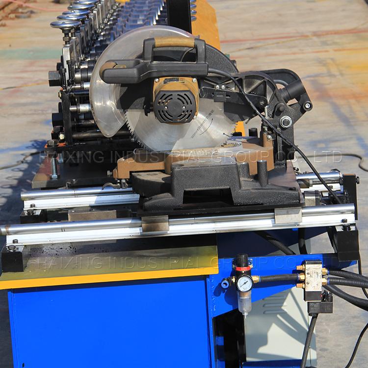 Flying saw cutting door forming rolling shutter machine - HAIXING ...