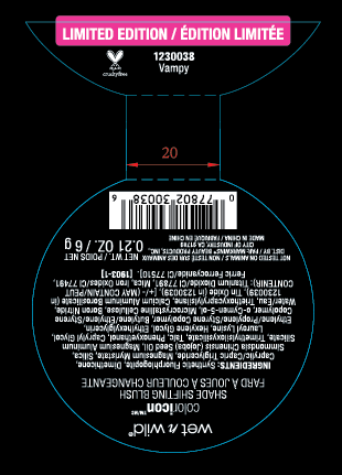 Eye shadow box lable Cosmetic product label Self-adhesive sticker ...