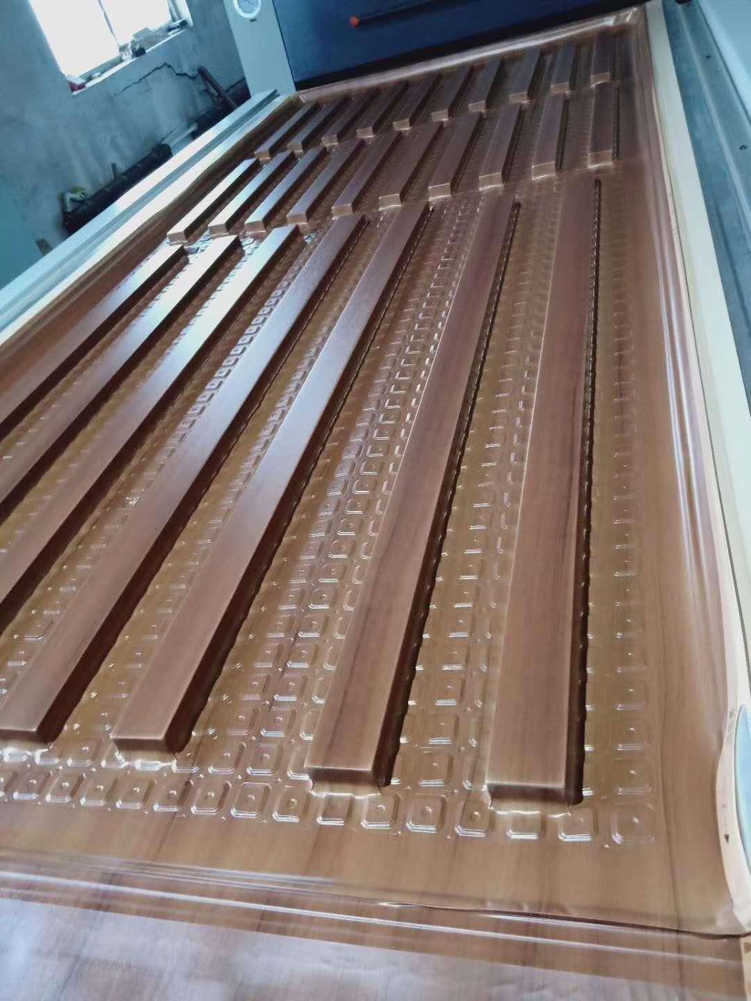 TM2480M pvc foil vacuum membrane press machine for PVC Paint-Free Door ...