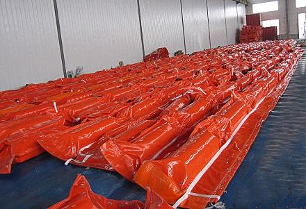 Solid float PVC oil containment boom - WGV450-WGV1500 (China ...