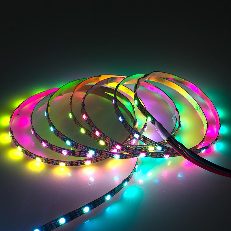5mm Super Slim Digital RGB flexible LED Strip Tape - LC8812MINI60RGB ...