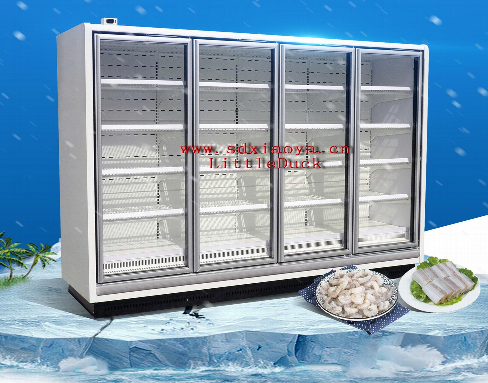 supermarket cooling showcase - BZ-E7OK-F2520 - Xiaoya/LittleDuck (China ...